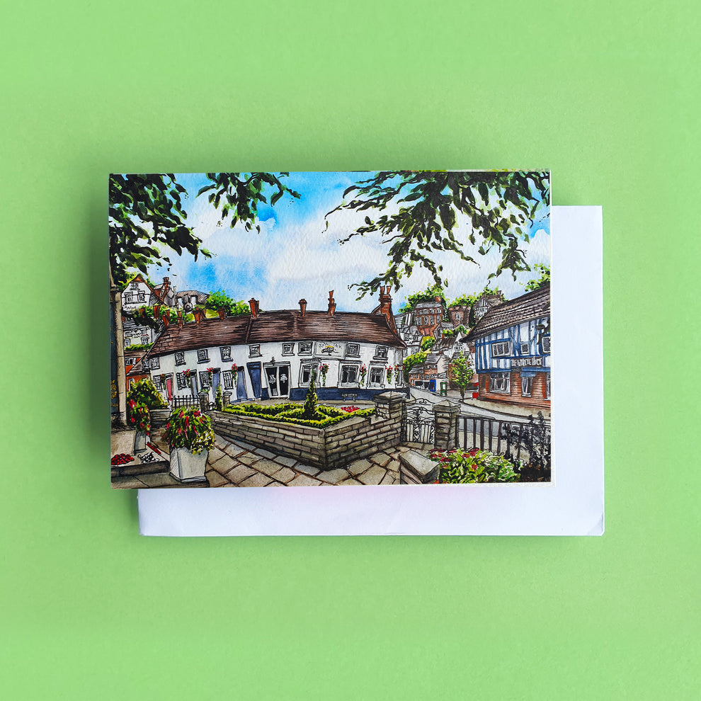 Quorn Village Map Card – AVMS Art